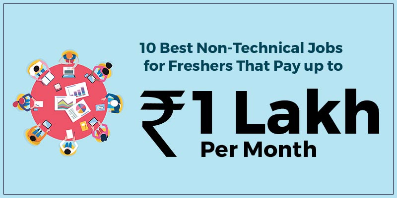 10 Best Non-Technical Jobs for Freshers That Pay up to ₹1 Lakh Per Month!